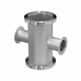 ISO-LF To ISO-QF (KF) Reducer Cross